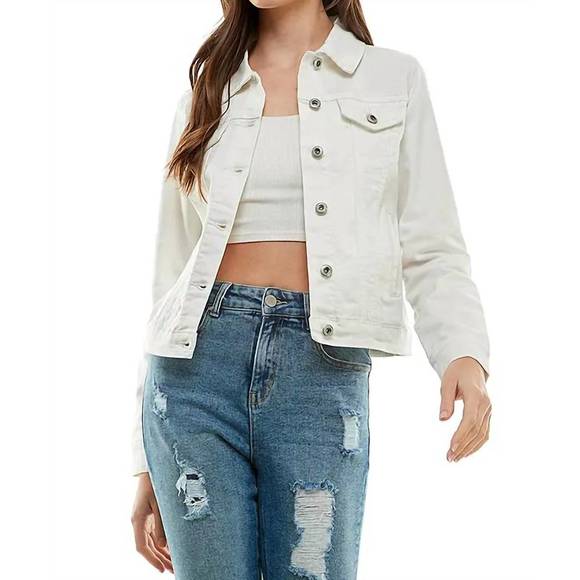 Blue Age | Jackets & Coats | New Blue Age Stretch Denim Jacket In Solid ...